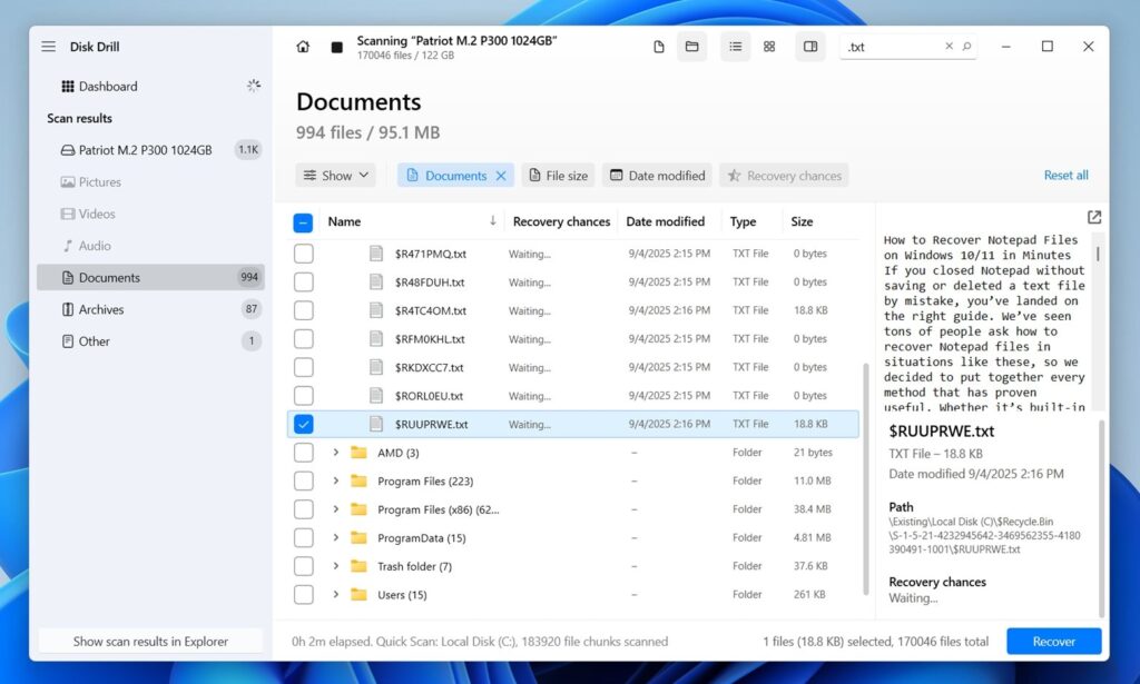 How to Recover Notepad Files on Windows in Minutes